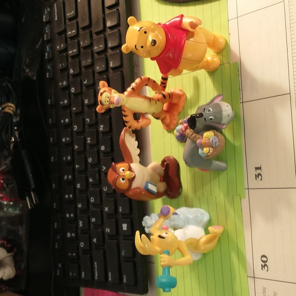 Disney | Toys | Disneys Winnie The Pooh Eeyore Tigger Owl Rabbit Figures | Poshmark